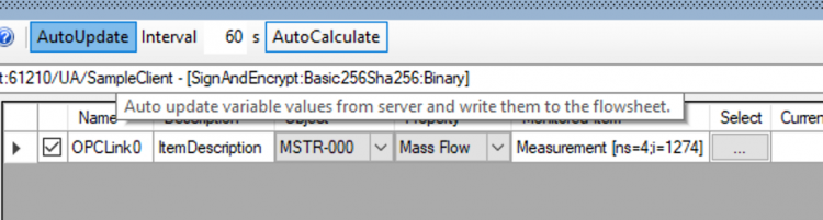 OPC Client Plugin - DWSIM - Open Source Chemical Process Simulator