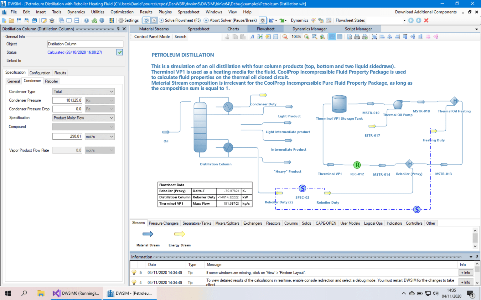 DWSIM – Open-Source Chemical Process Simulator